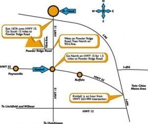 Directions to Powder Ridge - Powder Ridge Minnesota